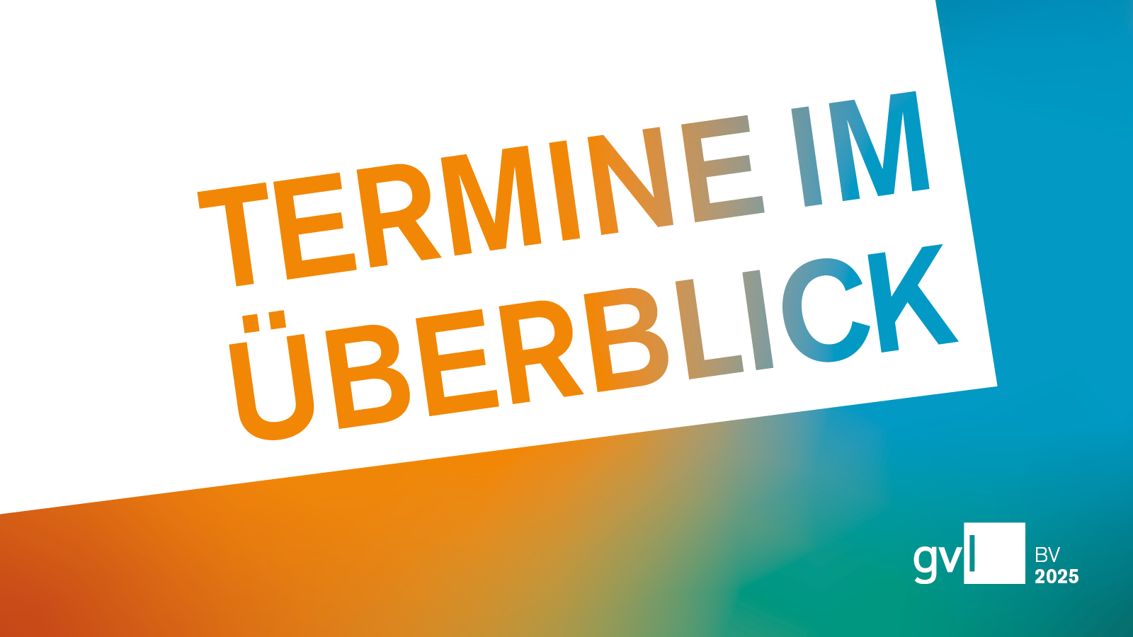 Aktuelle Informationen zur GVL-Berechtigtenversammlung 2025 | GVL